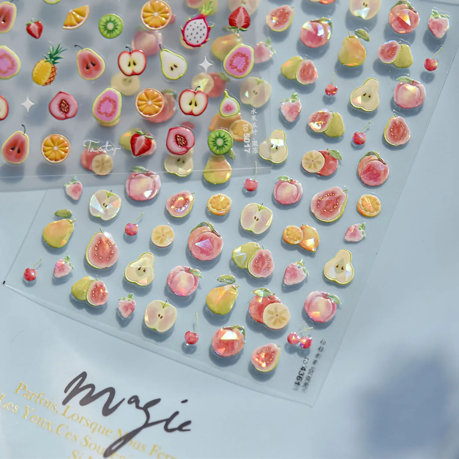 Набор наклеек для ногтей JUMEWZC Colorful Fruit | AliExpress