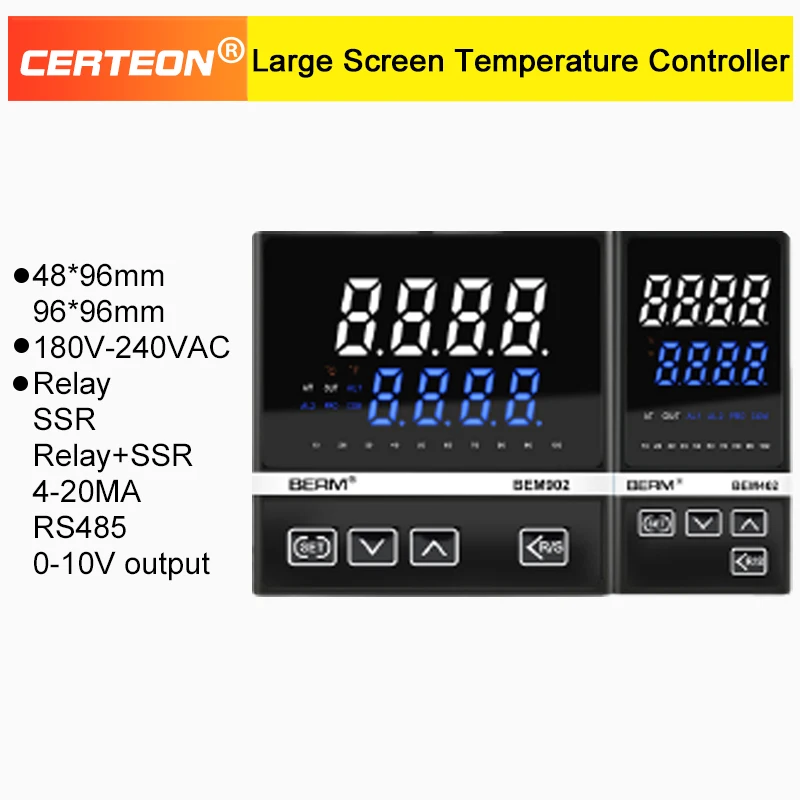 BEM402/902 PID Temperature Controller Digital Universal Input 4-20mA ...