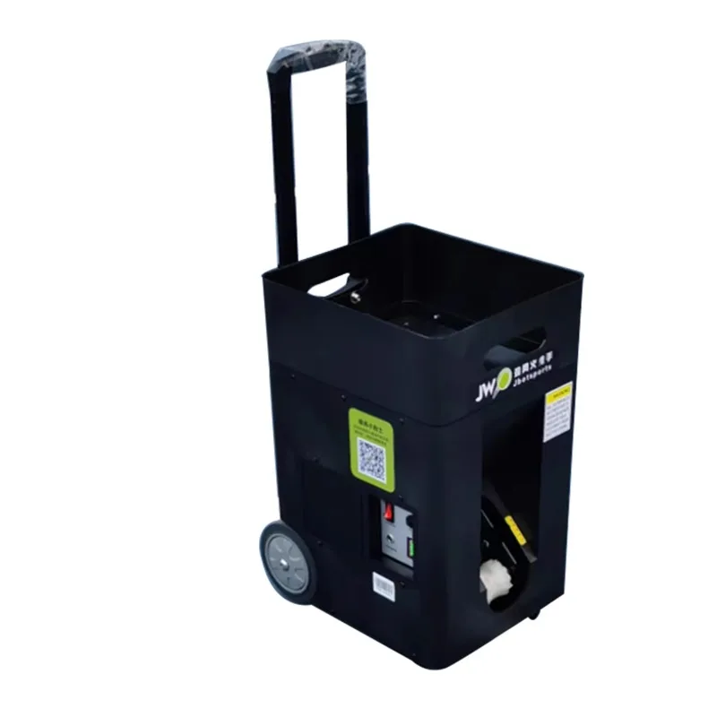 JT02 Automatic Tennis Ball Launcher Machine 50 Balls 10-50km/h Speed 20 ...