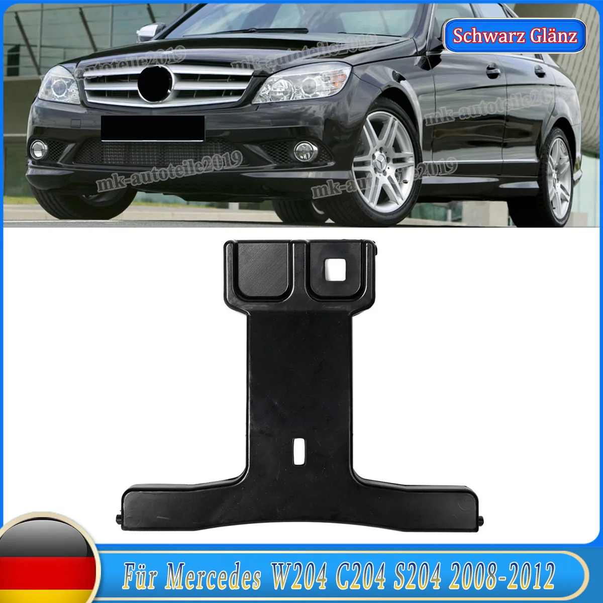 2048850136 Radiator Grille Mount Support For 2008-2012 Benz C-Class ...