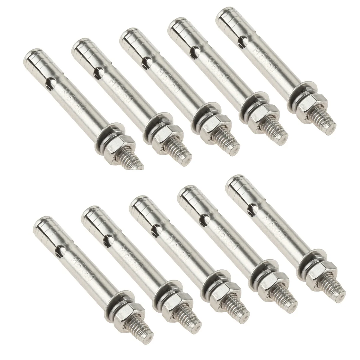10pcs-Stainless-Steel-M6-60mm-Expansion-Bolt-Screw-Anchor-Sleeve ...