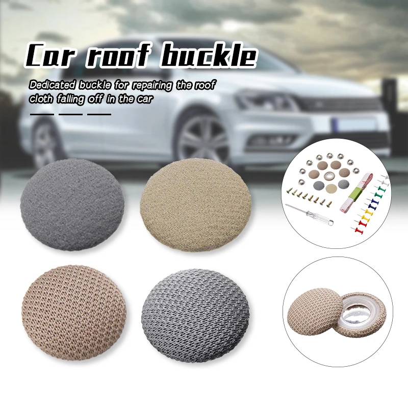 50X-Car-Roof-Repair-Buckle-Ceiling-Cloth-Fixing-Screw-Car-Roof-Fixed ...