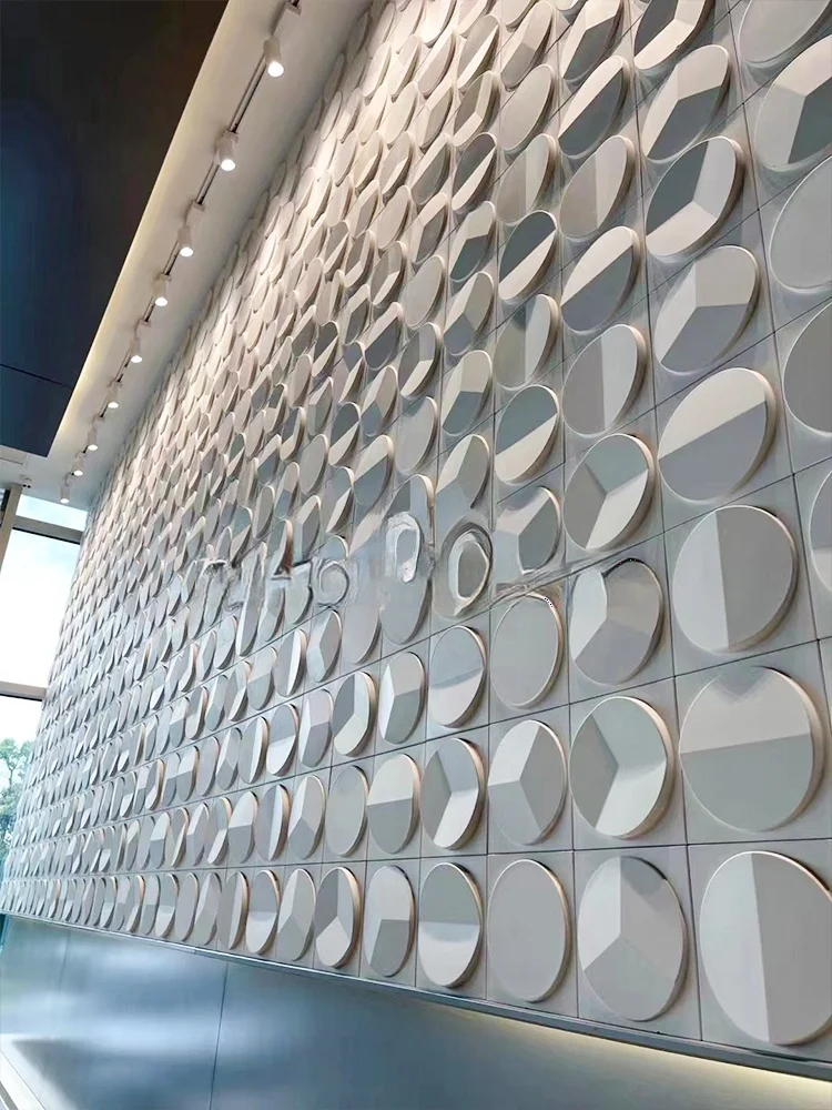 3D-three-dimensional-cement-gypsum-brick-UHPC-material-special-shaped-concave-and-convex-texture ...