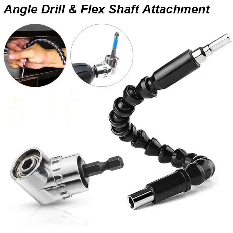 Angle-Drill-Attachment-Screwdriver-Adapter-Flexible-Shaft-Soft ...