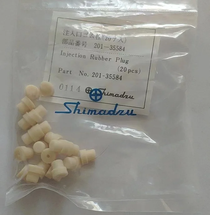 Shimadzu 201-35584 Gas Chromatography Injection Mouth Septum Pad 20 ...