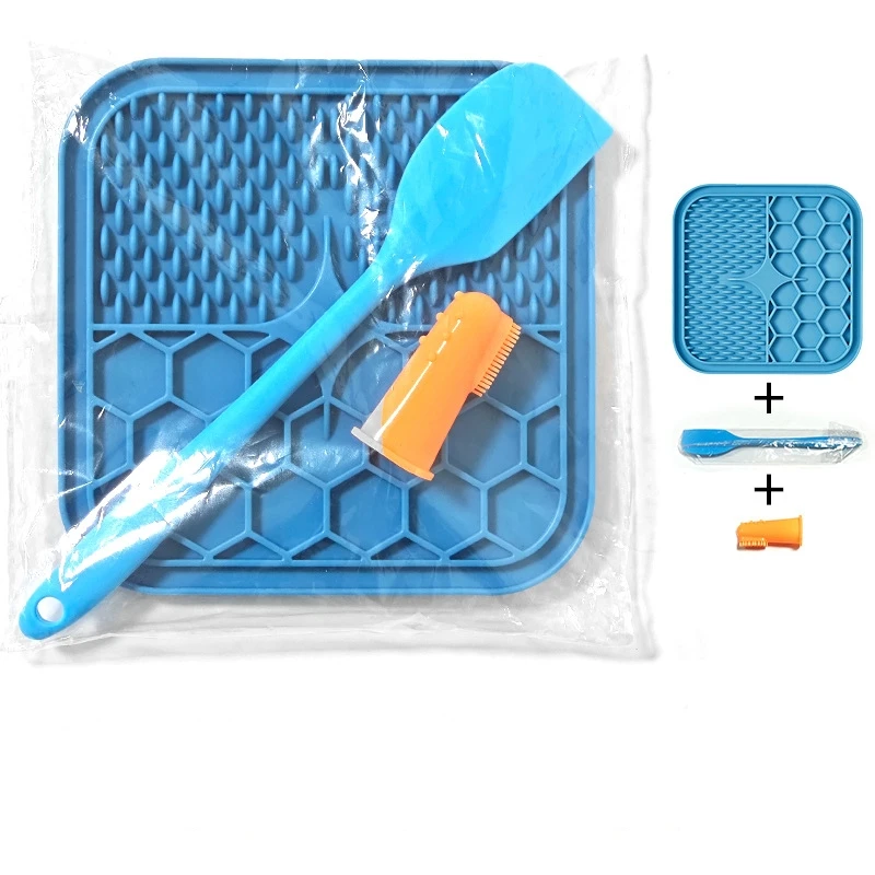 Pet-Food-Mats-Licky-For-Dogs-Cats-Silicone-Puzzle-Dish-Dog-Lick-Mat ...