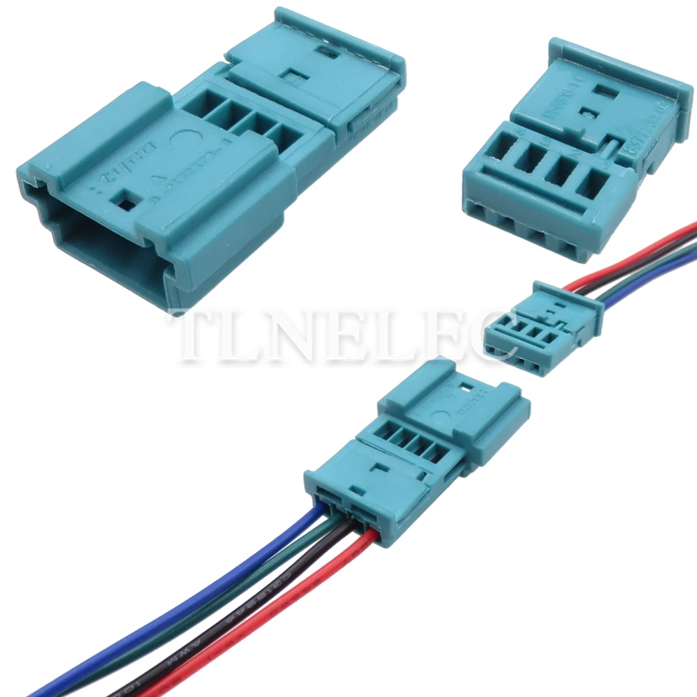 4-Pin-Way-Auto-Wire-Cable-Connector-Car-Tweeter-Speaker-Small-Current ...