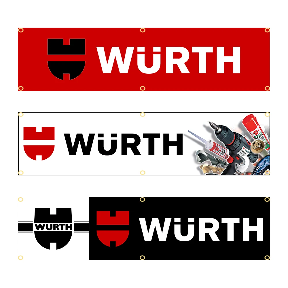 60X240cm-Wurths-Tool-Banner-Flag-Polyester-Printed-Garage-or-Outdoor ...