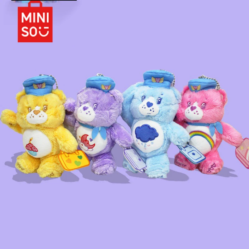 New-Anime-Miniso-Care-Bears-Plush-Pendant-Keychain-Kawaii-Plush-Doll ...