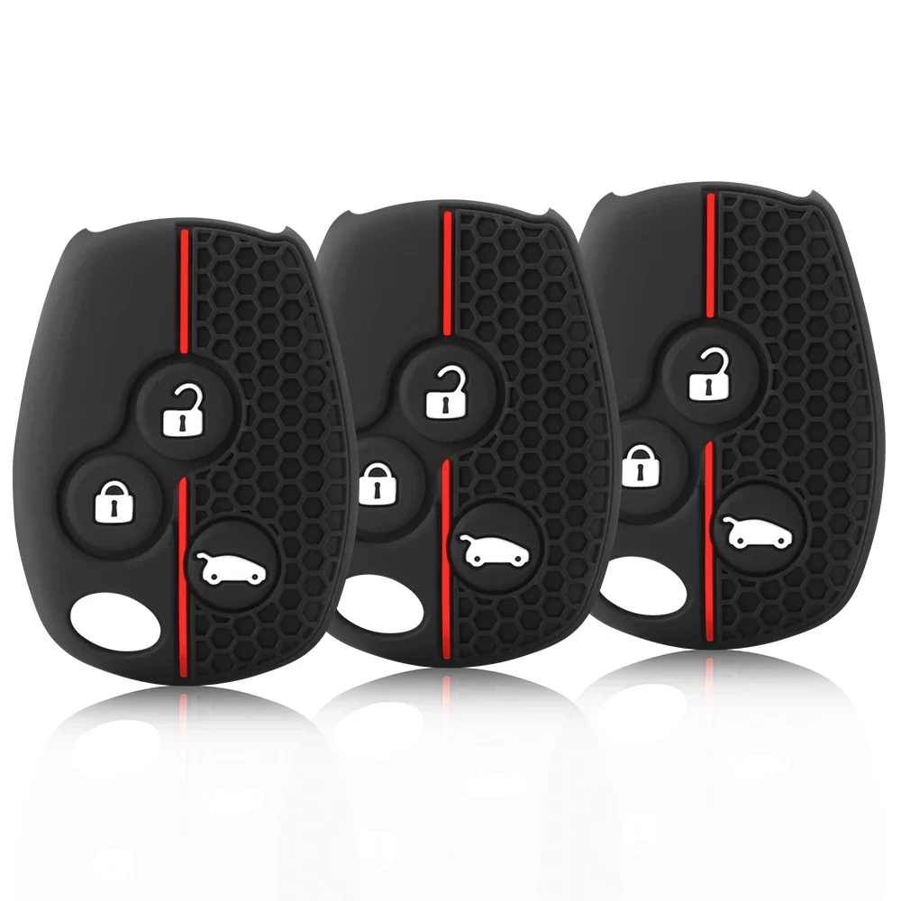 Silicone-2-3-Buttons-Car-Remote-Key-Case-Cover-Shell-Fob-For-Renault ...