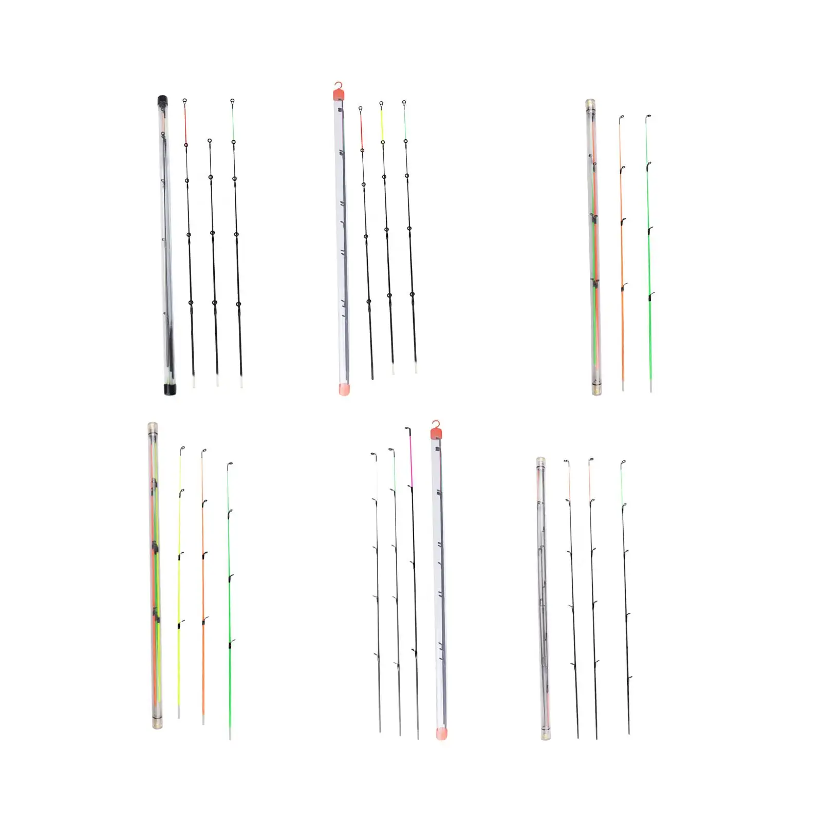 3x Feeder Fishing Rod Rod Tip All Type of Water Night Fishing Fishing ...