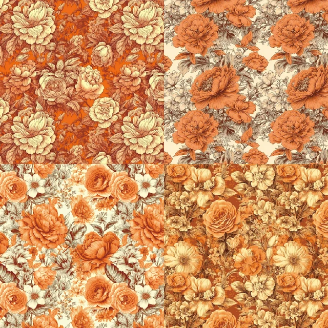 Orange Scrapbooking Paper