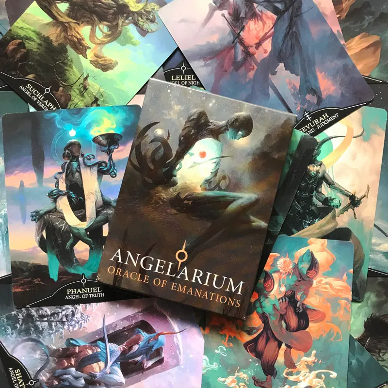 ¡Oferta! Oráculo de Angelarium de emanaciones, oráculo, Tarot, destino ...