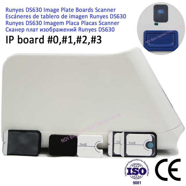 Dental Digital CR Imaging Plate Scanner Size0 1 2 3 X-Ray Image Plate ...