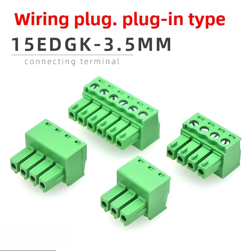 5/10pcs JM15EDGK-3.5mm Plug and pull terminals 2EDGK Solderless plug ...