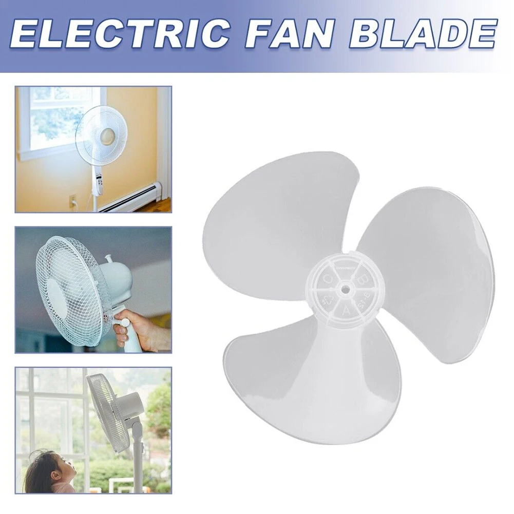 12-Inches-Plastic-Fan-Blade-Three-leaf-Blades-Standing-Pedestal-Floor ...
