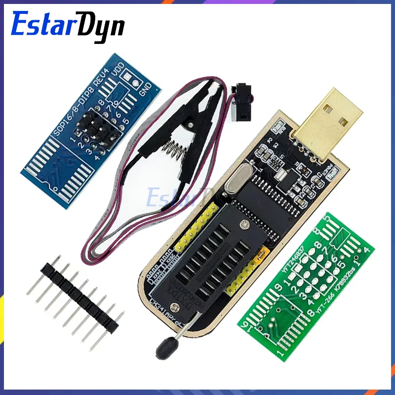 M-dulo-programador-USB-EEPROM-Flash-BIOS-Clip-de-prueba-SOIC8-SOP8-para ...