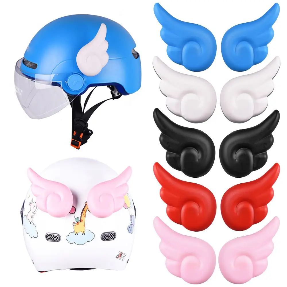 Supplies Removable Bicycle Scooter Helmet Decoration Angel Devil Wings ...