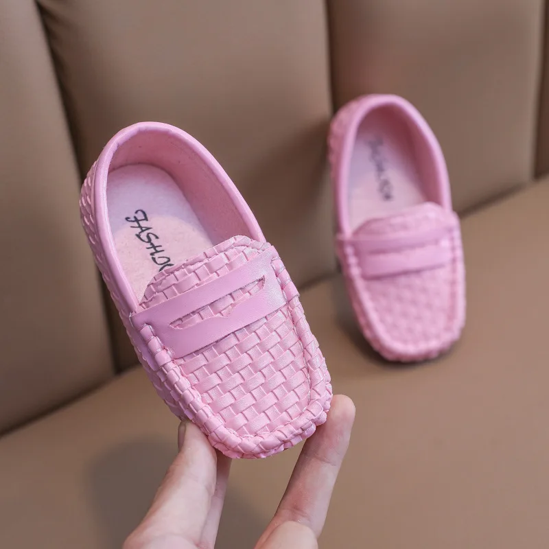 Children s Korean Version Slip on Leather Shoes Toddler Baby Boys Girls Children s Korean Version Slip on Leather Shoes Toddler Baby Boys Girls