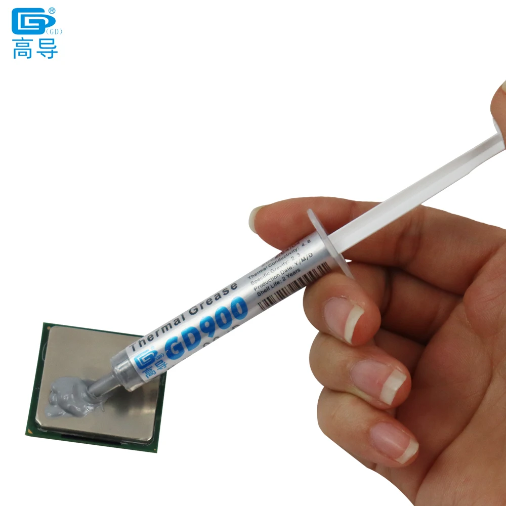 Net Weight 1/3/7/15/30 Grams Syringe Packaging GD900 Thermal Conductive ...