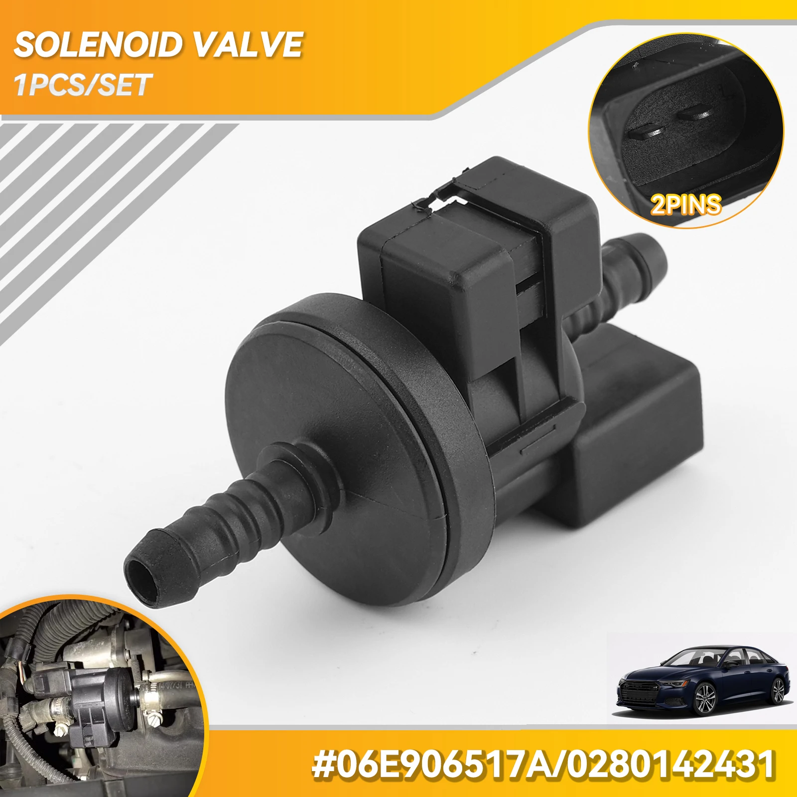 Vacuum-Solenoid-Valve-Solenoid-N80-06E906517A-0280142431-For-Audi-A3-A4 ...