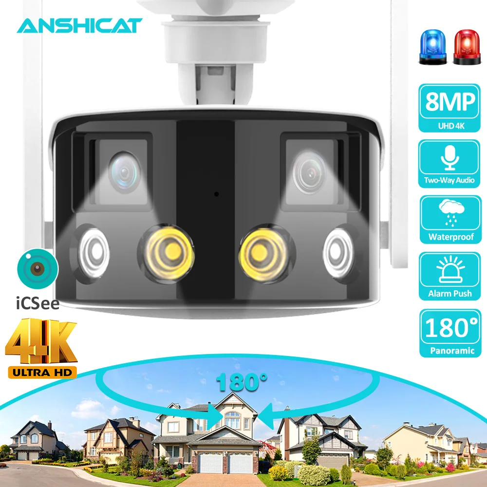 4K-8mp-Kleur-Nachtzicht-180-Dual-Lens-Brede-Engel-Outdoor-Ip-Camera ...