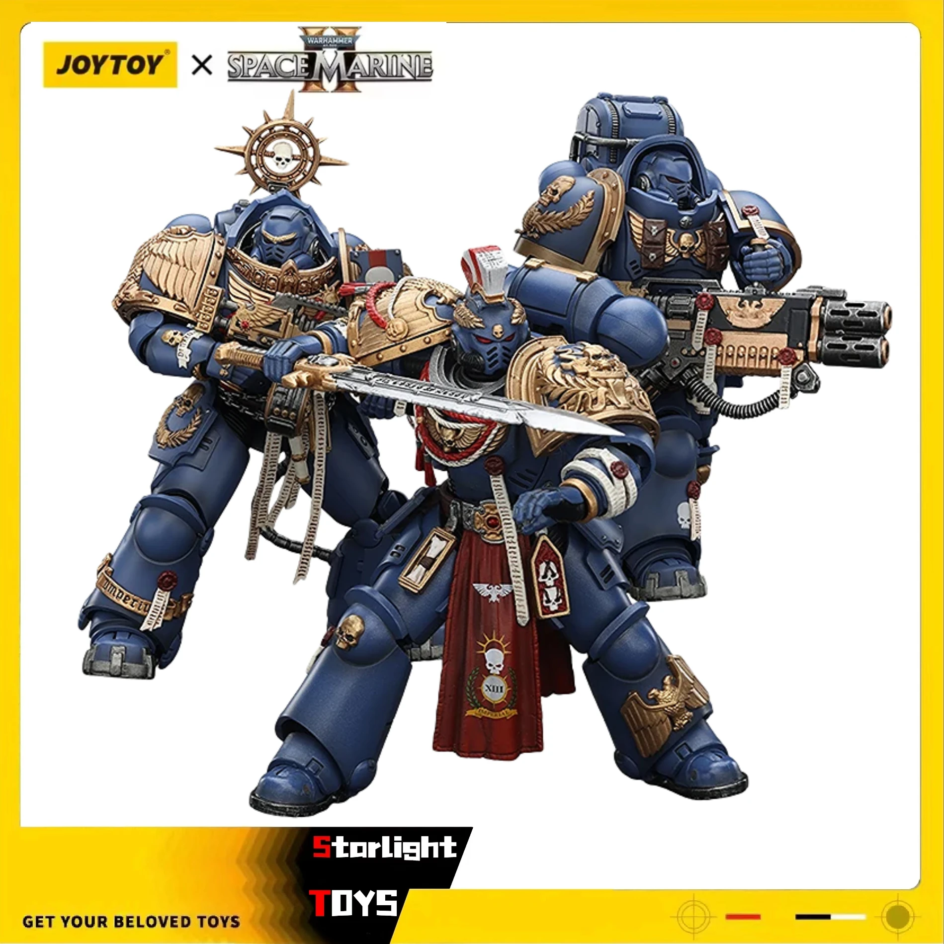 JOYTOY Warhammer 40K Ultramarines Relic Primus Armor Relic Multi-Melta ...