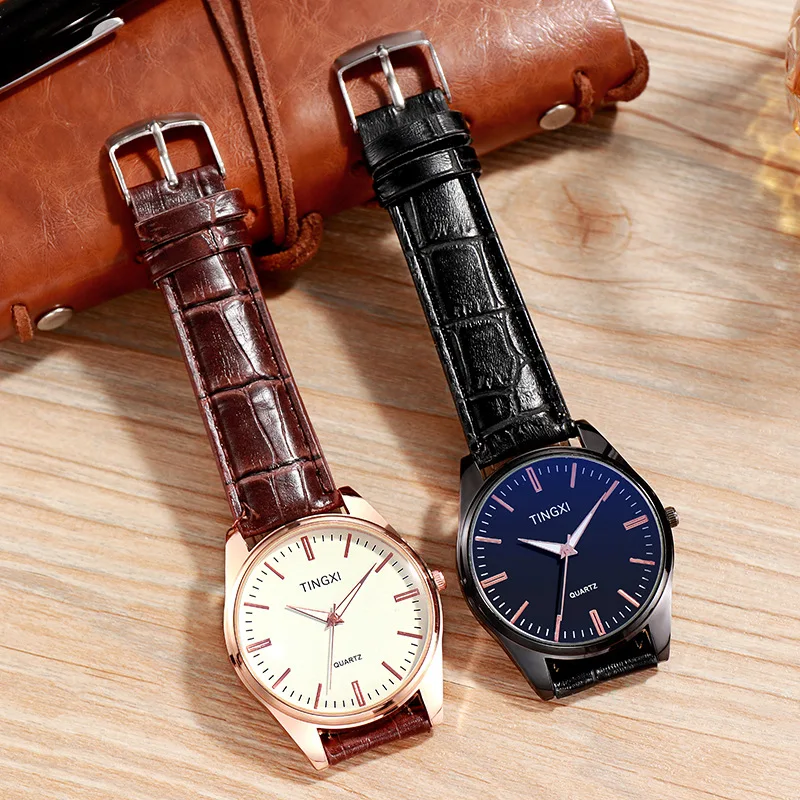 Han Edition Leisure Fashion Contracted Temperament Watches Men Students ...