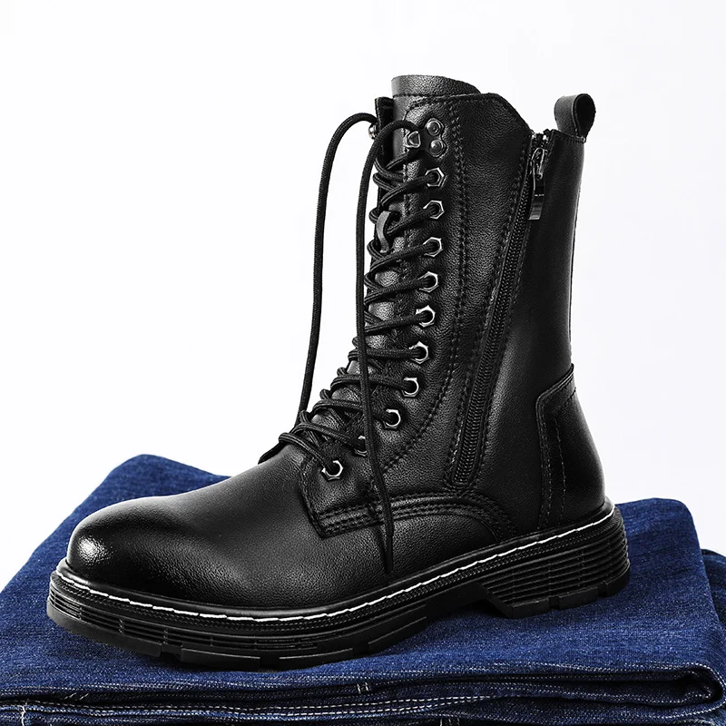 Big-Size-38-48-High-Top-Men-Boots-Fashion-British-Style-Chelsea-Boots ...