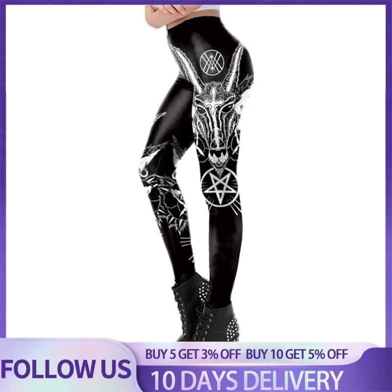 You-re-My-Secret-NEW-Ouija-Leggings-Women-Satan-Devil-Black-Pants ...