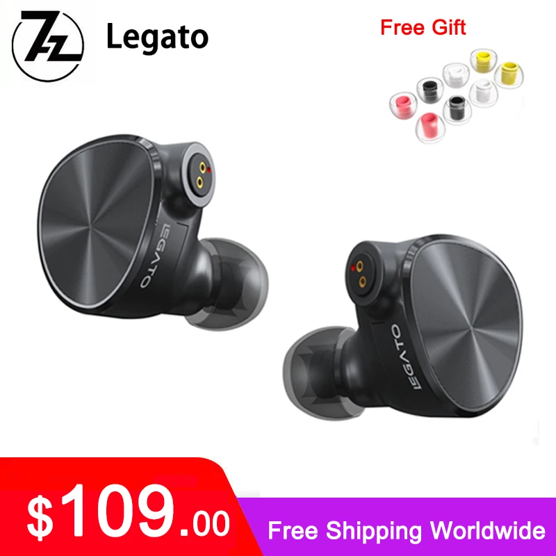 7HZ Legato Dual Dynamic Drivers IEMs Fones de ouvido/Alto desempenho ...