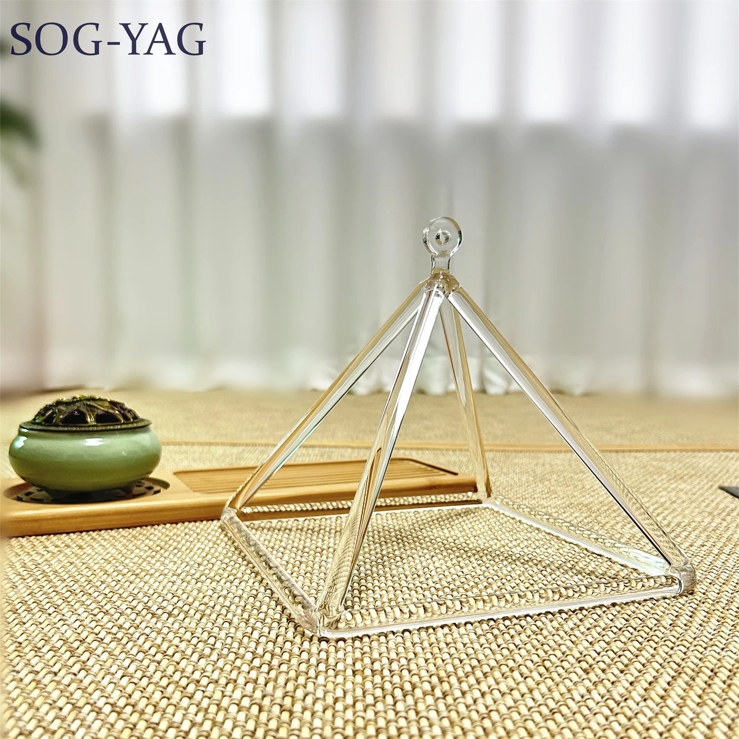 SOG-YAG-6-7-8-Inch-Clear-Crystal-Singing-Pyramid-for-Sound-Healing-Yoga ...
