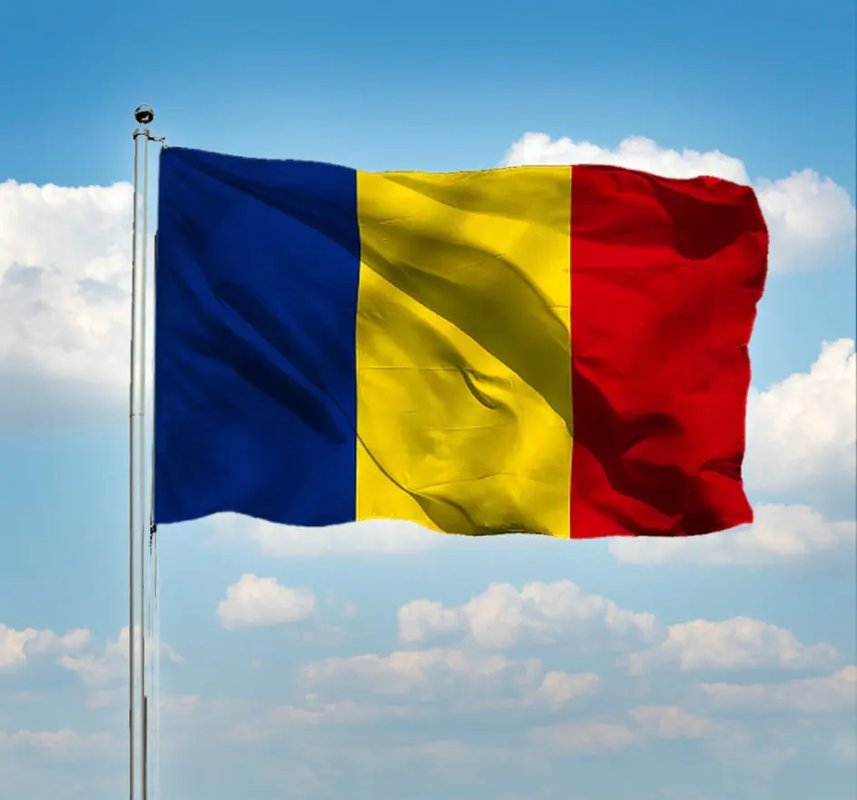 Free-Shipping-Romania-Flag-90x150cm-Polyester-Double-Side-Printed-Blue ...