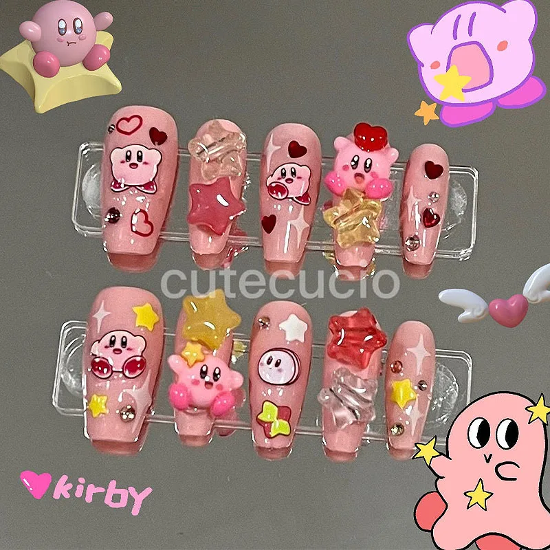New Kirby Cartoon Kawaii Y2k Sweet Cool Style Subcultural Babes Fake ...