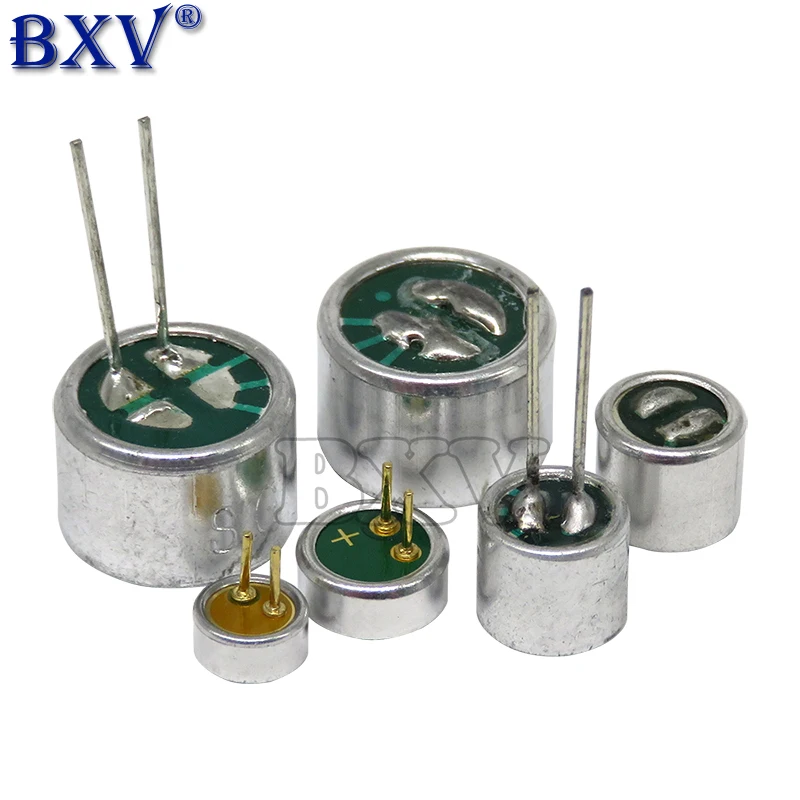 10 adet grup 6x 5 9x 7 4 5x2 2 6x2 2mm 2 Pin Mic kaps jpg
