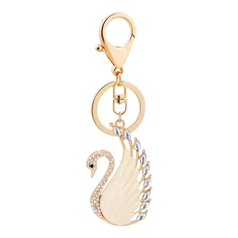 Hot-cute-swan-Keychain-animal-swan-Pendant-Keyring-for-Women-Men-Car ...
