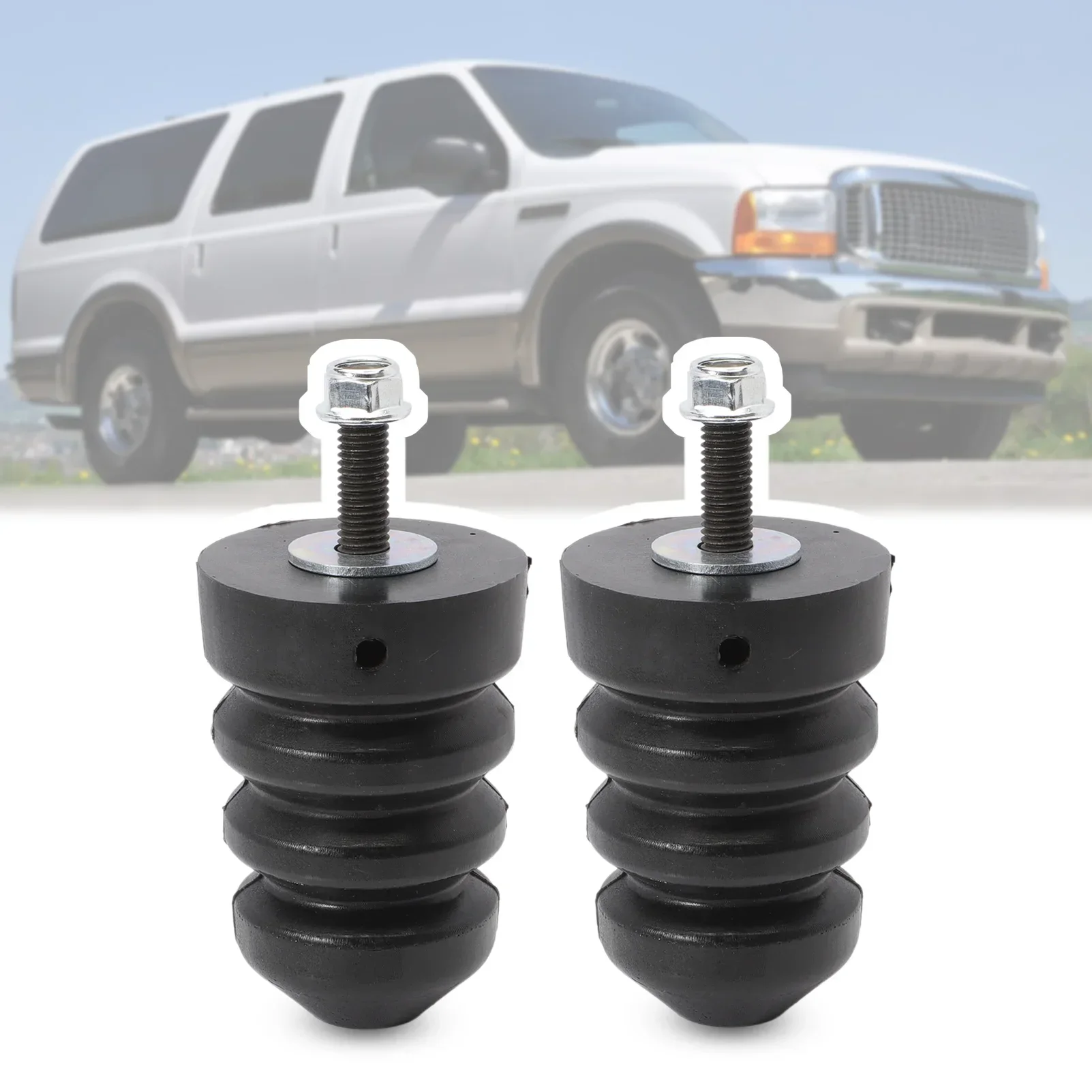 1C3Z4730AA 2 Pack Rear Bump Stops, Rear Leaf Spring Bumpers Fit for ...