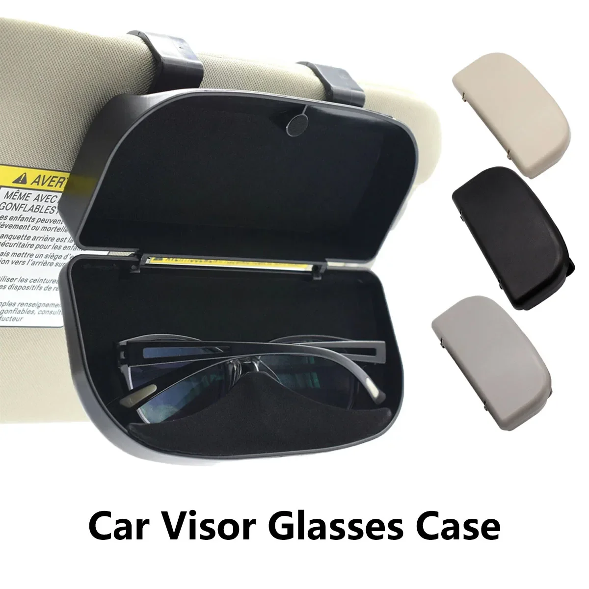 Car Sun Visor Glasses Frame Magnetic Band Clip Multifunctional Sun ...