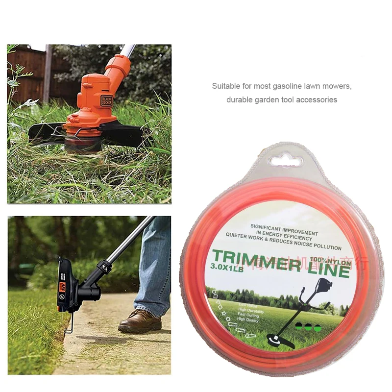 Grass-Trimmer-Line-Nylon-2-4-3mm-Serrated-Square-Round-Brush-Cutter ...