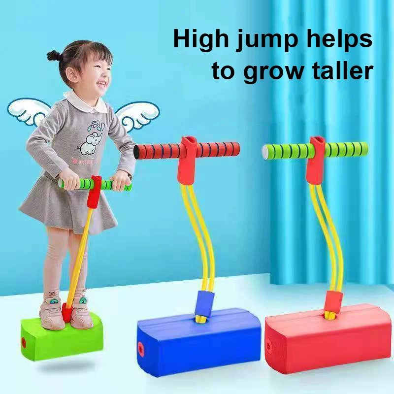Kids-Frog-Jumper-Toy-Pogo-Stick-Sport-Jumping-Sense-Training-Kid-Foam ...