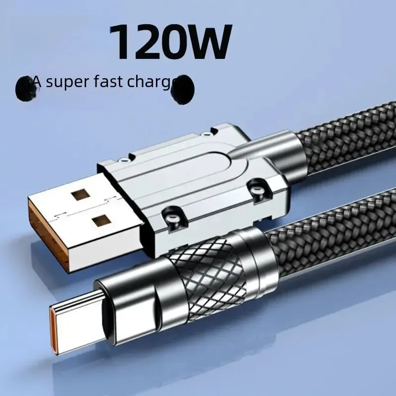120w-Extended-Type-c-Charging-Line-Woven-Data-Line-Xiaomi-Huawei-Phones ...