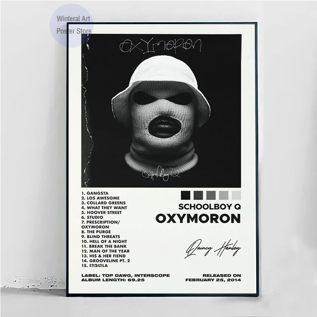 Schoolboy Q Man Of The Year Artwork