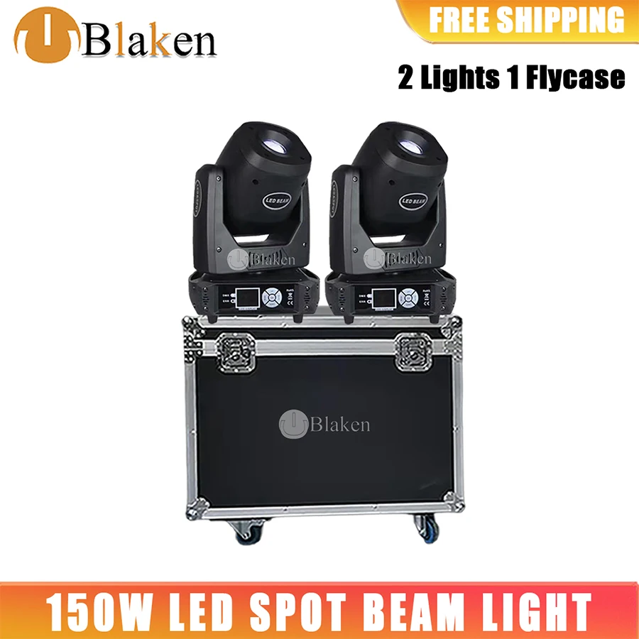 No-Tax-2Pcs-150W-Beam-Gobo-Light-3-Or-8-Prism-LED-Spot-Light-Stage ...