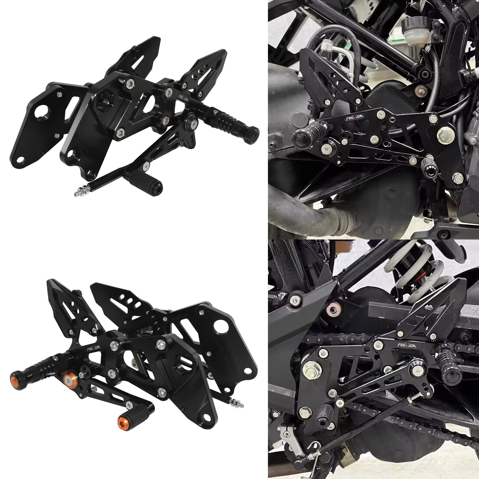 TAORIDER-MOTO-Motorcycle-Adjustable-Rearset-Footrests-Foot-Rest-Pegs ...