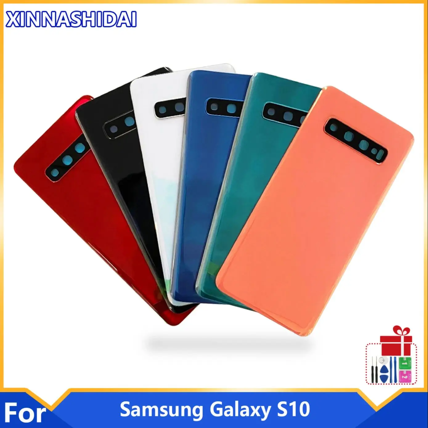 New-Battery-Back-Cover-For-Samsung-Galaxy-S10-G970-G970F-G975-G975F-SM ...