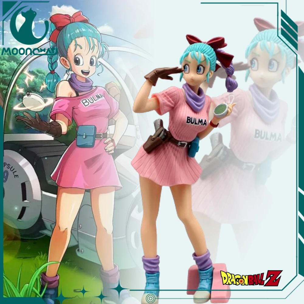 Dragon Ball Z Bulma Anime Figure Manga Gk Action Figurine 25cm Pvc ...