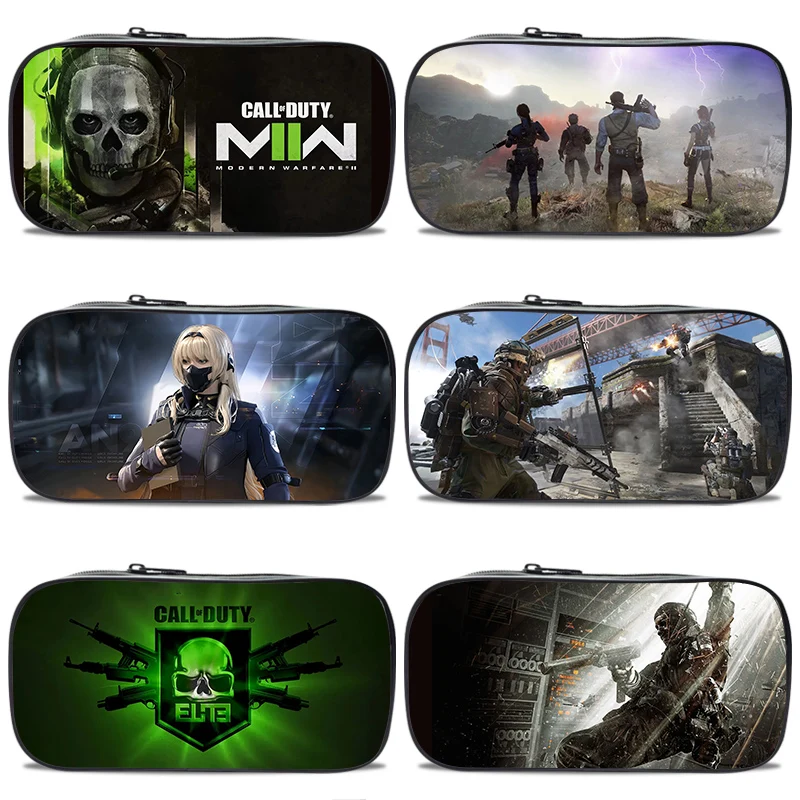 21cm-X-10cm-Call-of-Duty-Student-Canvas-Pencil-Cases-Bags-Large ...