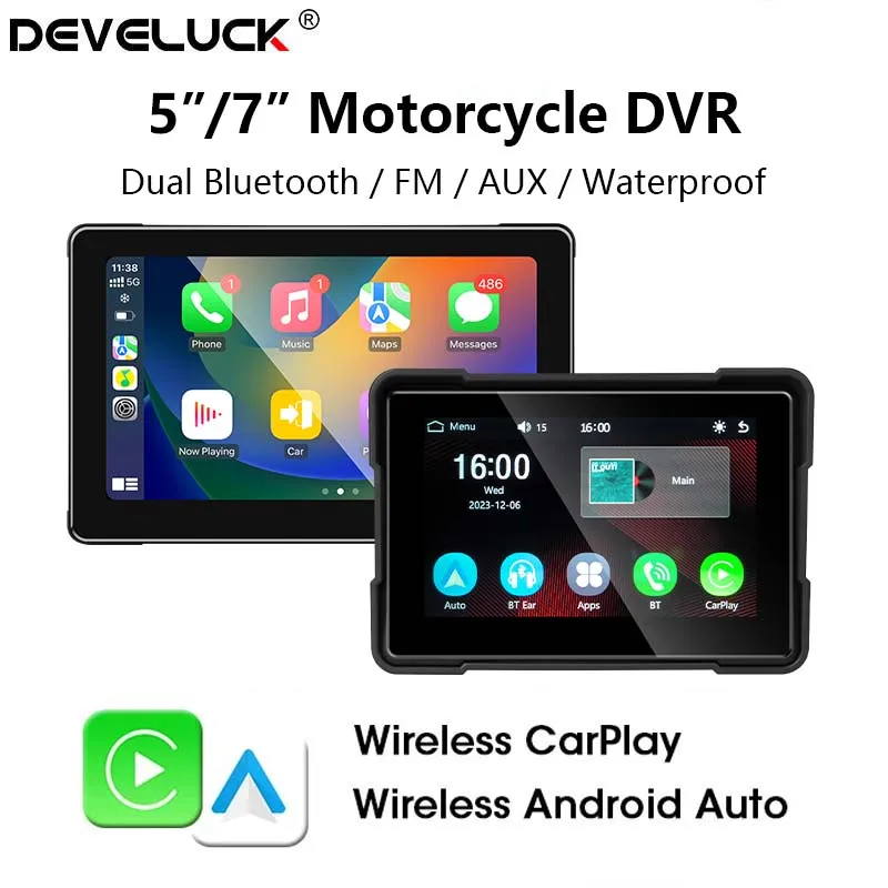 7-5-Universal-Motorcycle-Smart-Display-Screen-Wirelesss-Carplay-Android ...