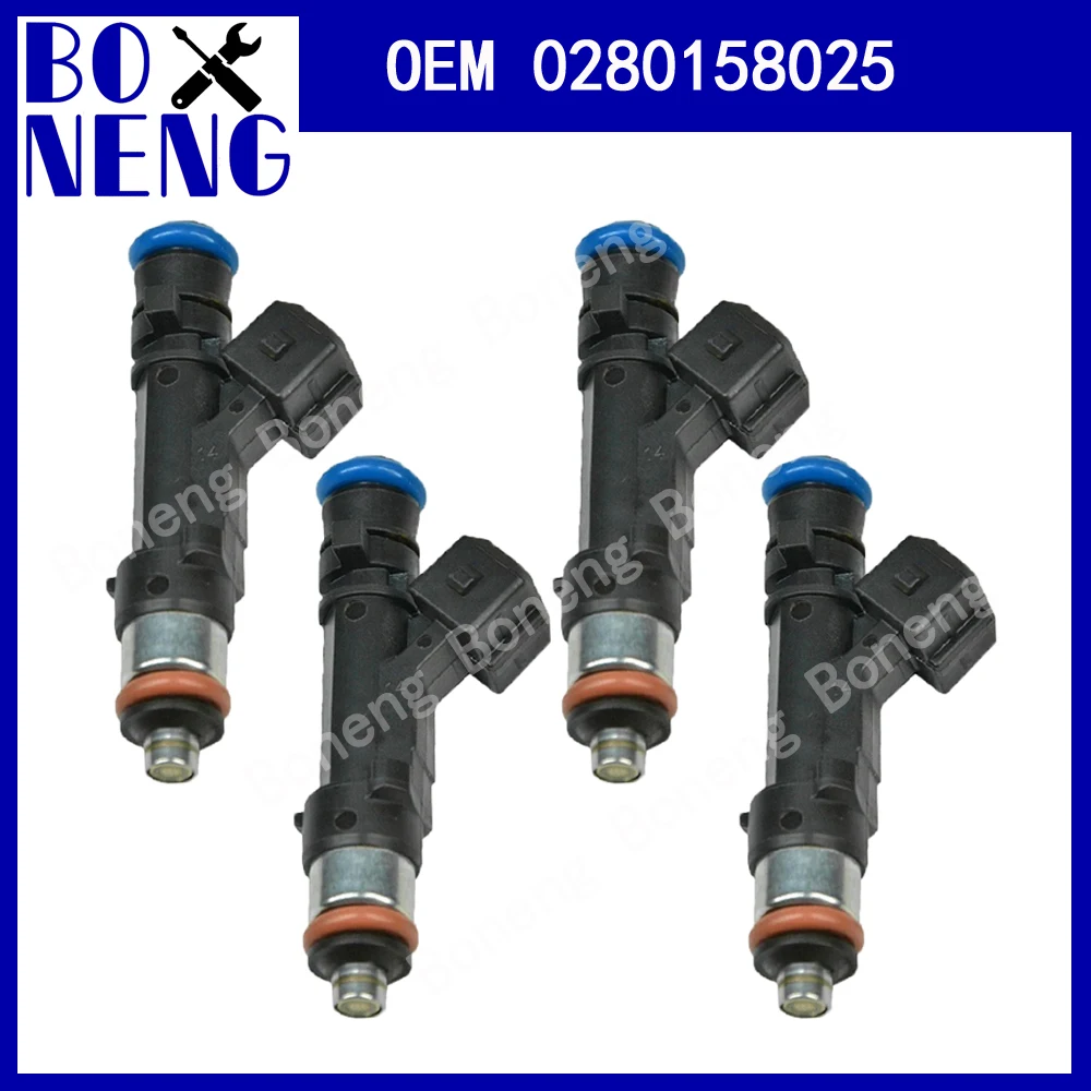 4pcs/lot OEM 0280158205 Fuel Injector For CHEVROLET AVEO CRUZE ORLANDO ...