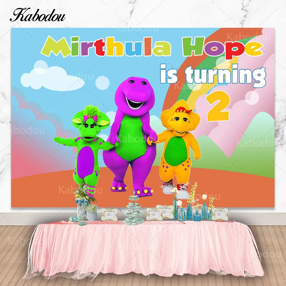 Barney Birthday Background